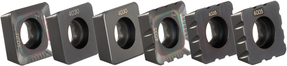 Gold Quad Face Mills