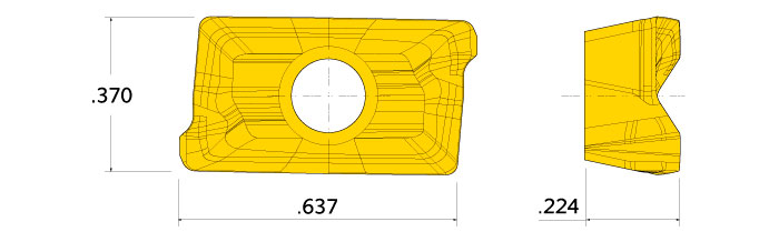 EDP: 5802381 - Part Number: APLV53R02 IN1030 - Series: APKT160404R-HS ...